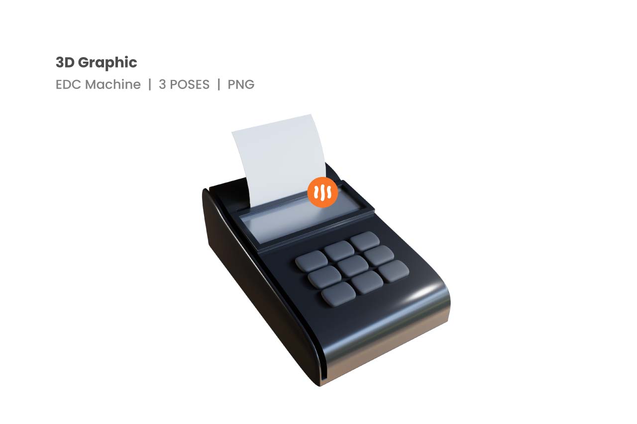 3 EDC Machine 3D Poses - Git Aset
