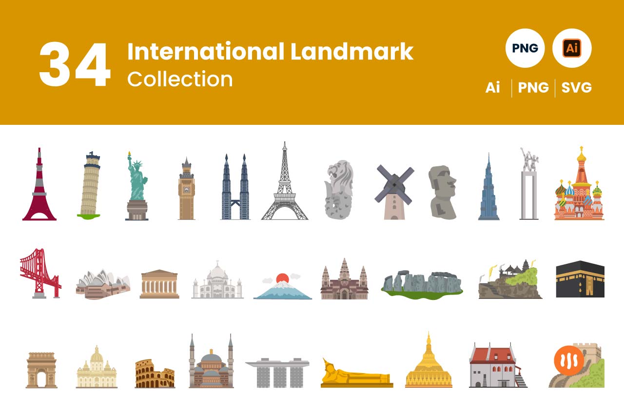 34 International Landmark - Git Aset