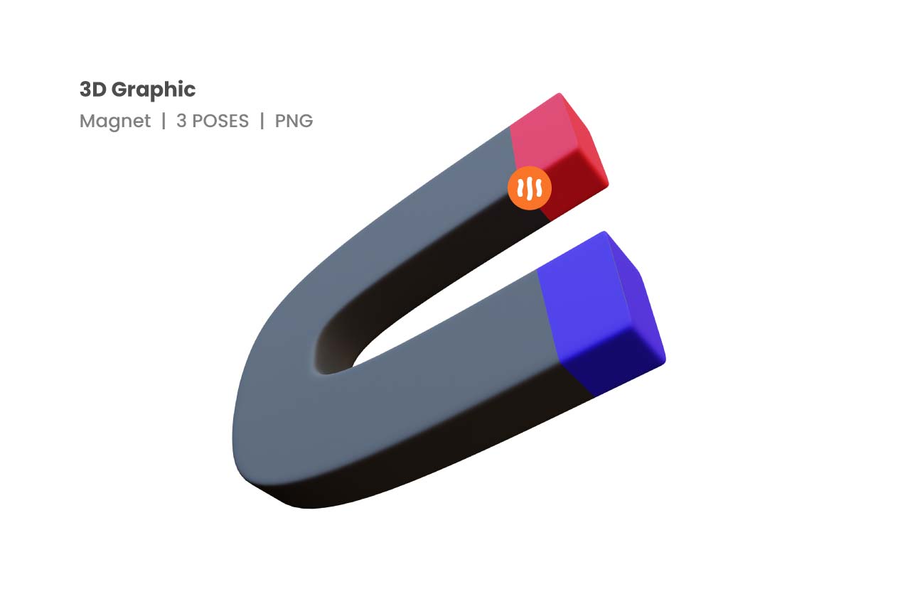 3 Magnet 3D Poses - Git Aset