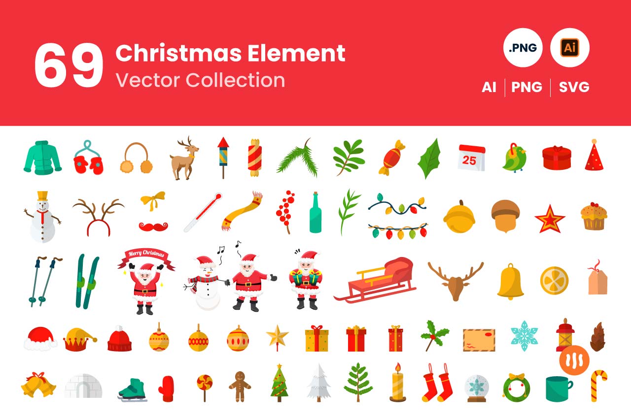 39 Leaf Lineart - Git Aset