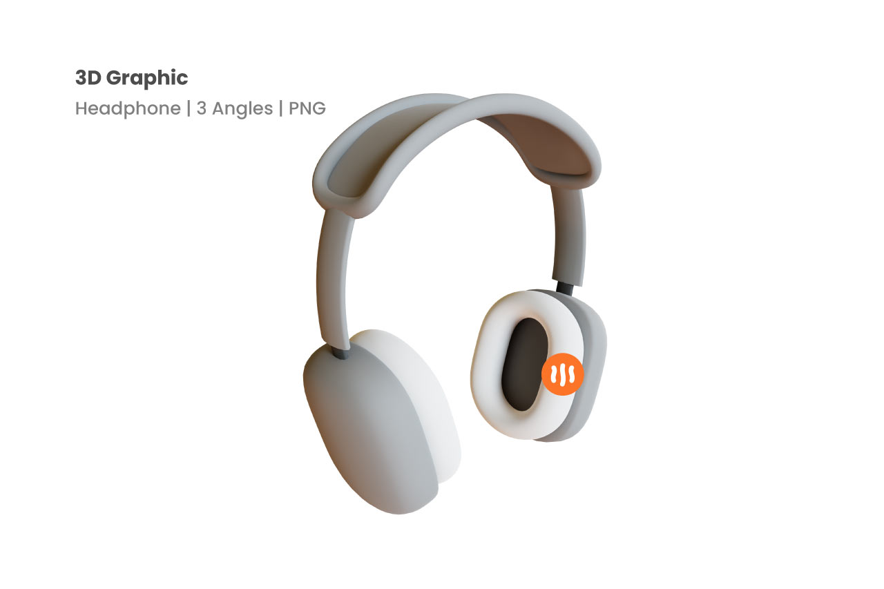 Headphone 3D Object - Git Aset