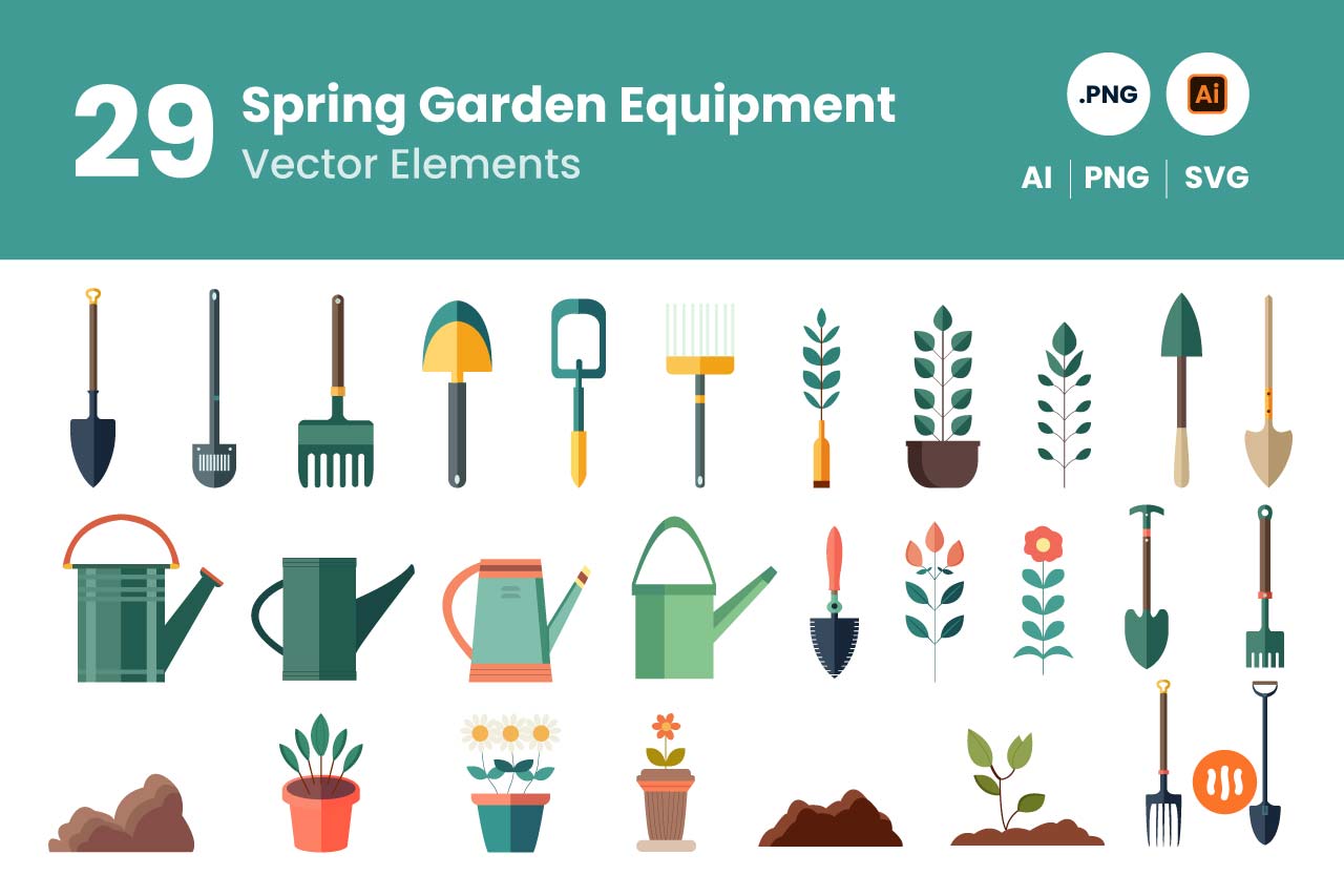 29 Spring Garden Equipment - Git Aset