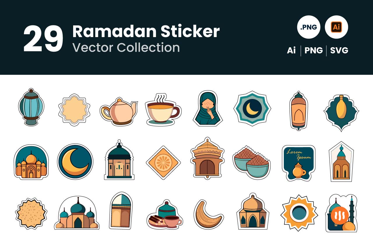 29 Ramadhan Sticker - Git Aset