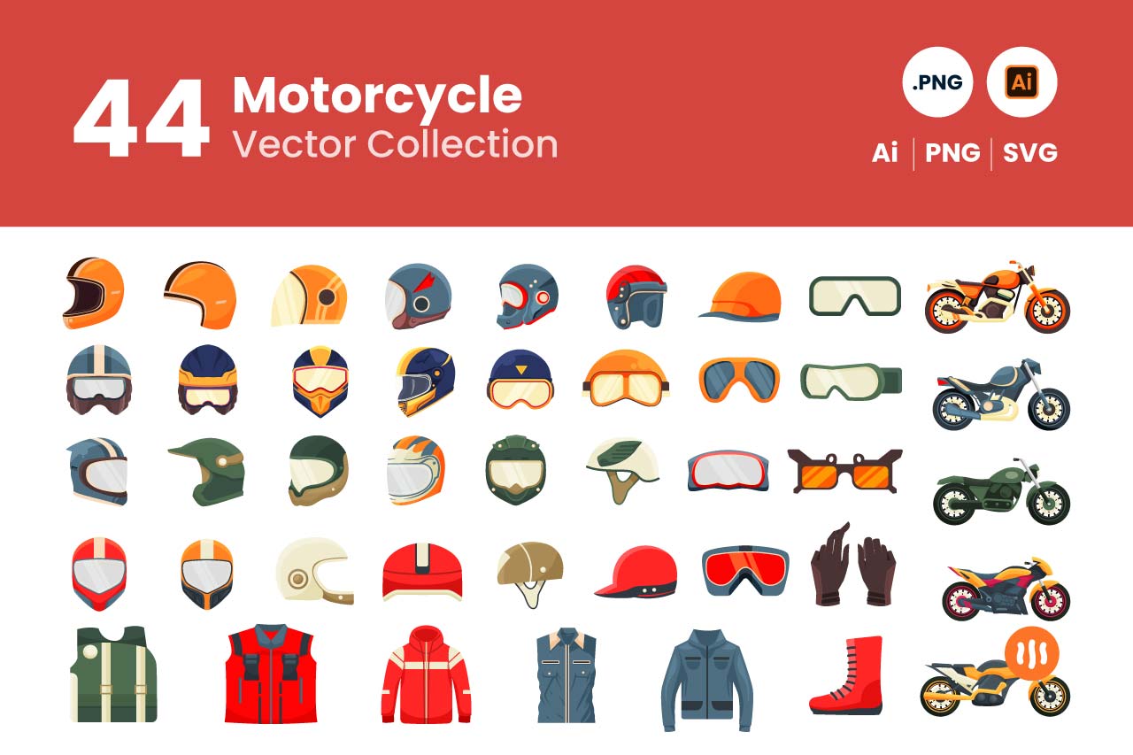 43 Motorcycle Equipment - Git Aset