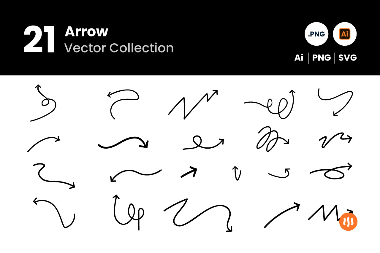 21 Arrow Collection - Git Aset