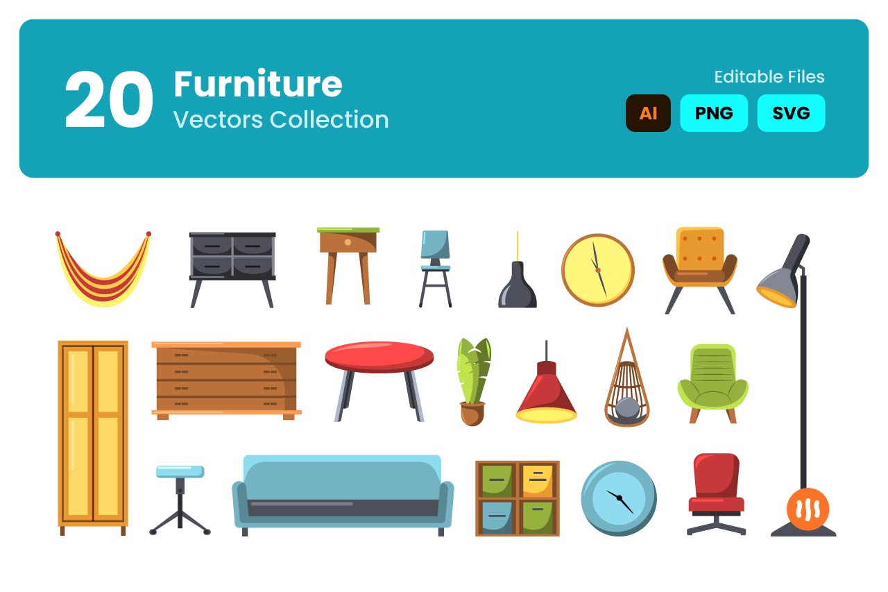 20 Furniture Equipment - Git Aset