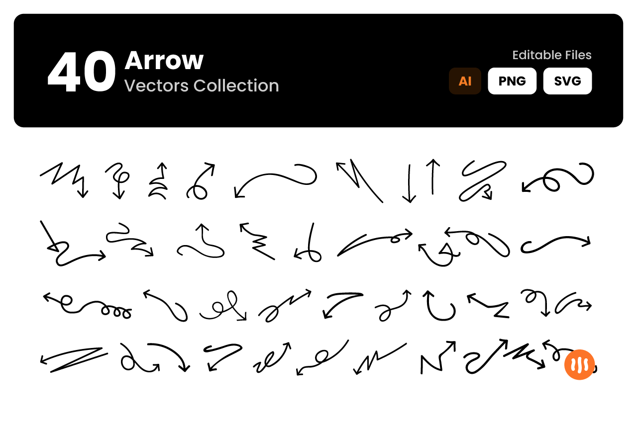 40 Arrow Collection - Git Aset