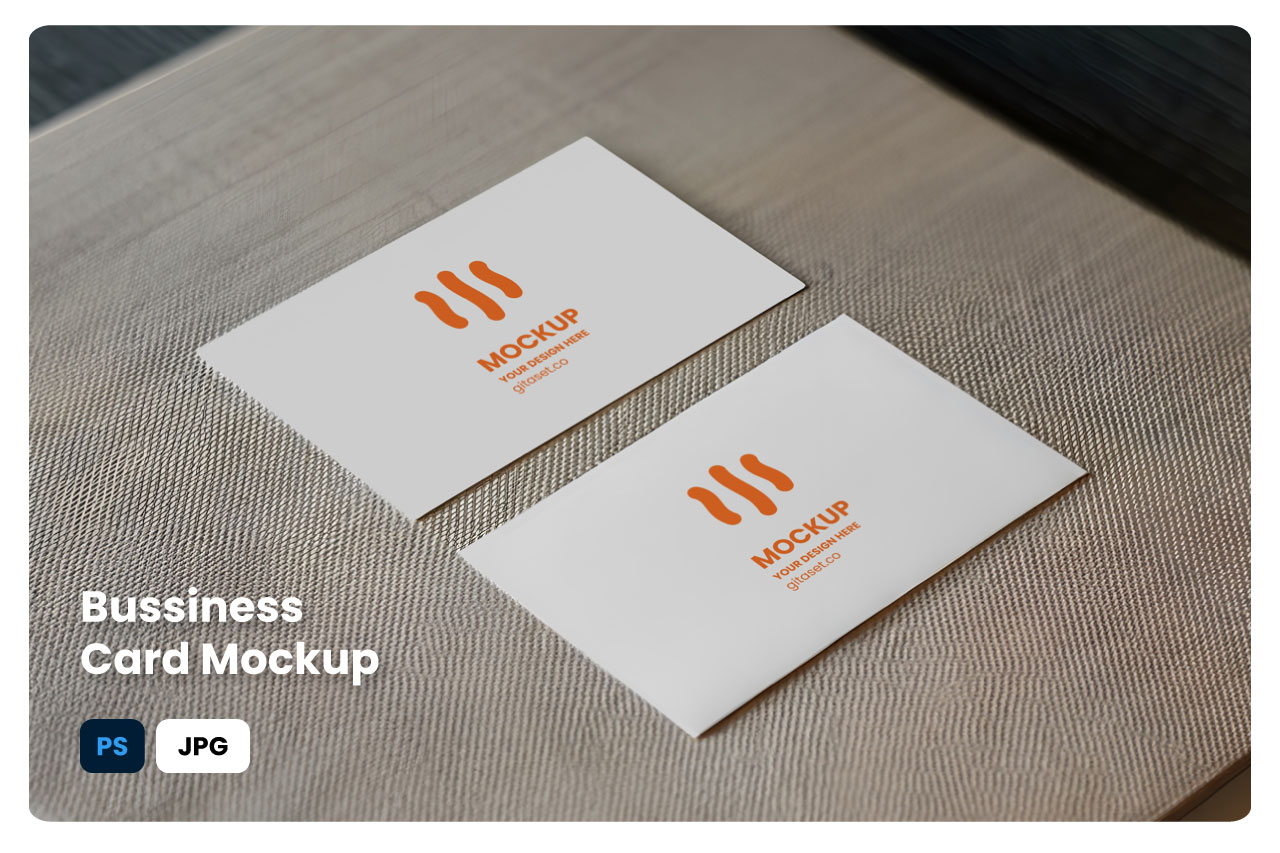 Bussiness Card Mockup - Git Aset