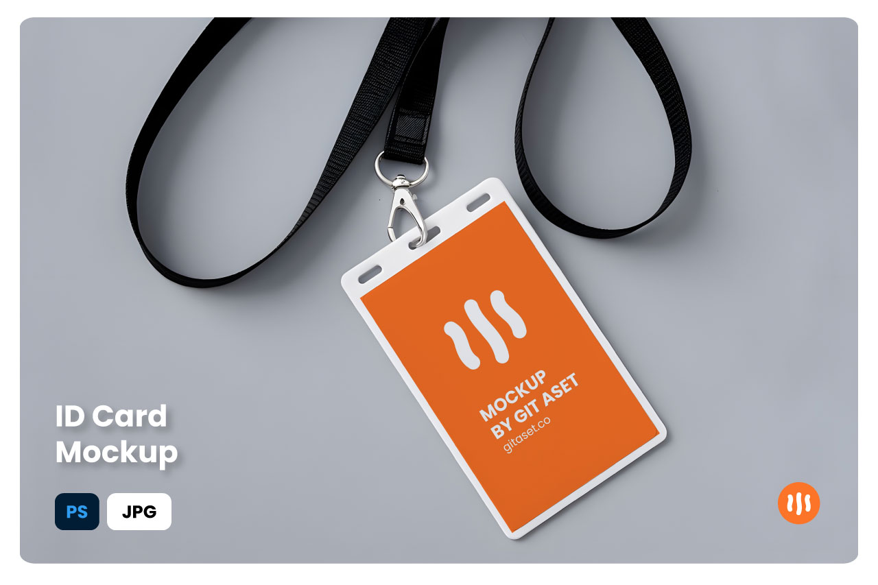 ID Card Mockup - Git Aset
